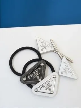 Prada | Accessories | Prada Hair Accessories Bundle Wlogo New | Poshmark